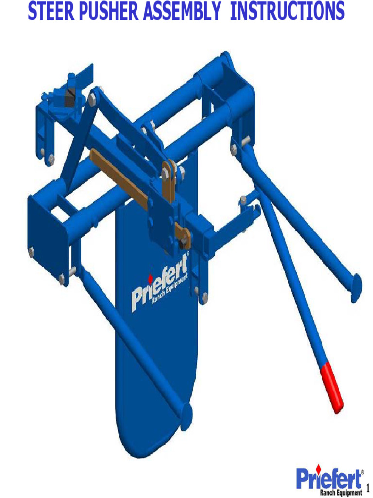 Steer Pusher Assembly Instructions | PDF
