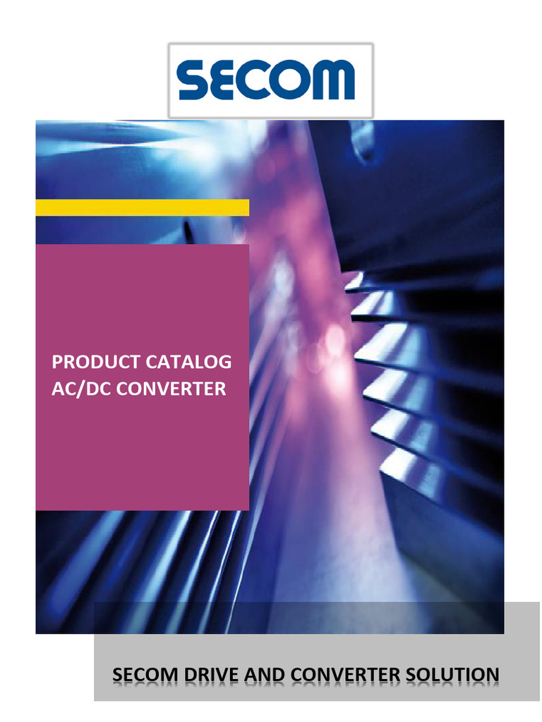 AC/DC Converter Product Catalog | PDF | Rectifier | Power Supply