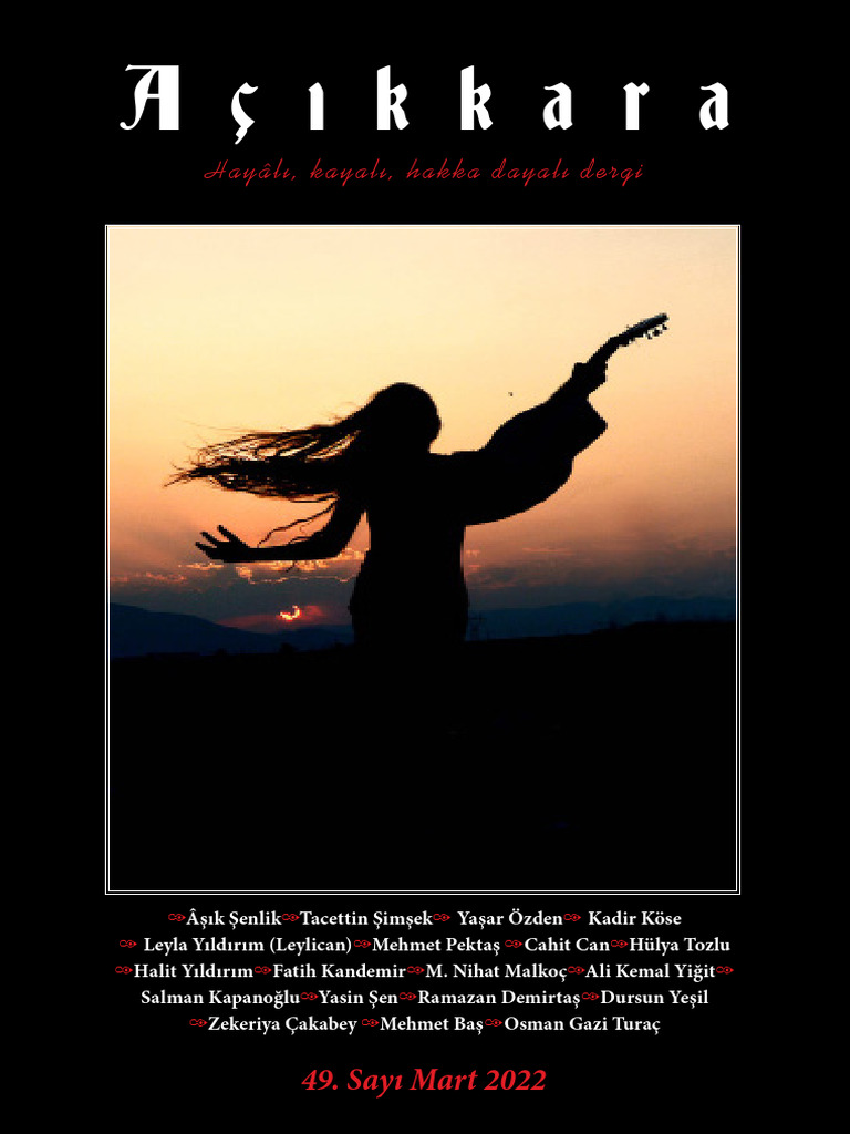 6844 Achiqqara Xeyali - Qayali - Heqqe - Dayali - Dergi Say 49 Mart ...