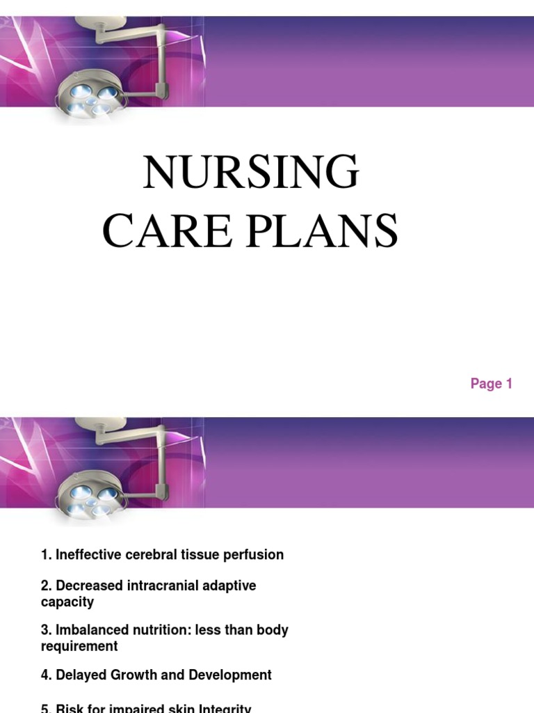 Nursing Care Plan for Hydrocephalus | PDF | Breastfeeding | Child ...