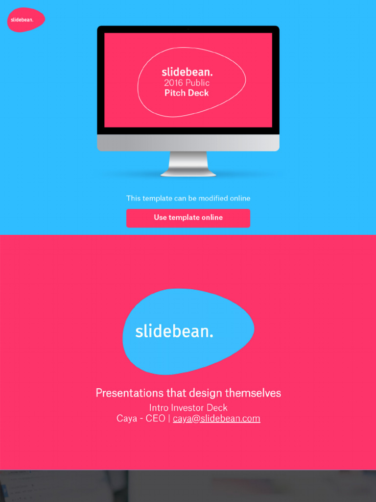Slidebean Pitch Deck Template | PDF