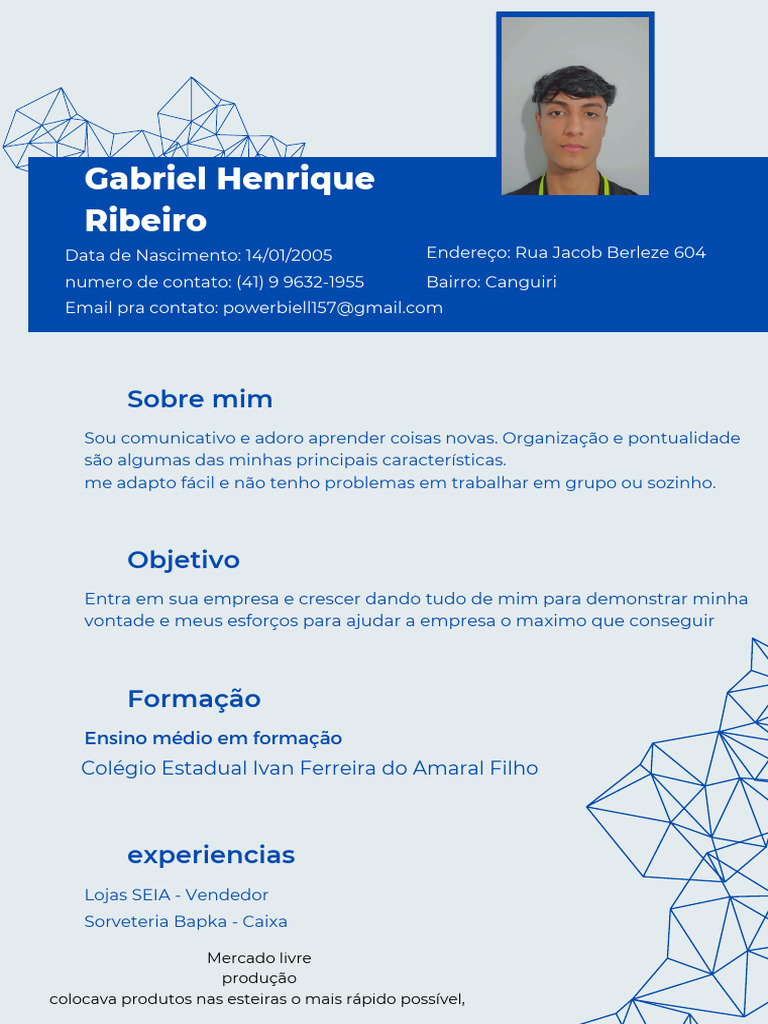 Currículo Biel - 20250408 - 175446 - 0000 | PDF