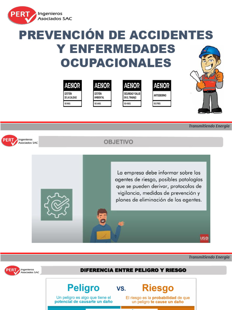 Prevencion de Accidentes y Enfermedades Ocupacionales | PDF | La ...