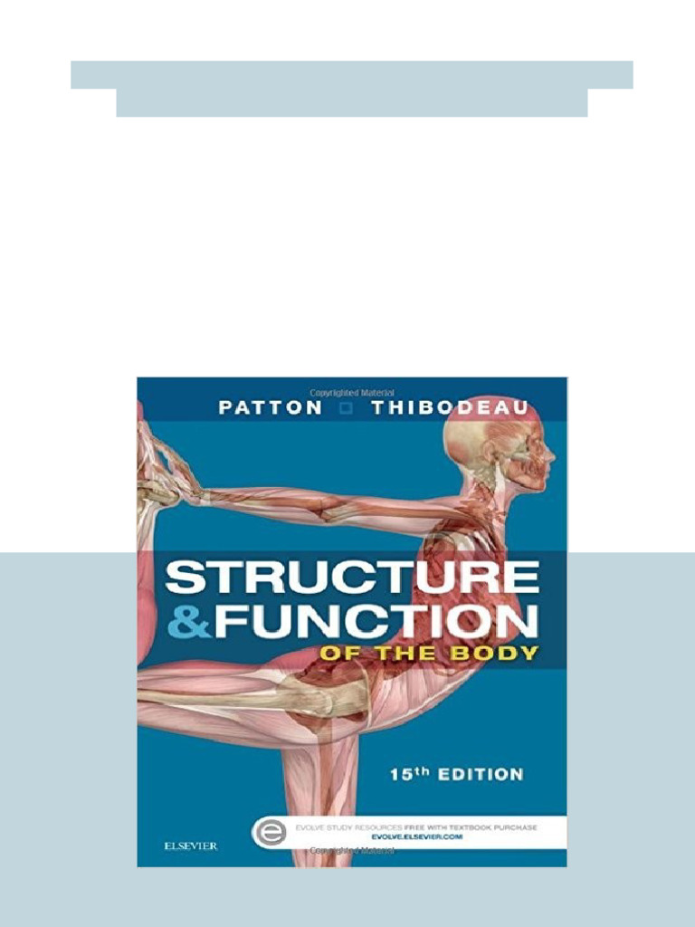 Test Bank For Structure and Function of The Human Body 15th Edition by ...