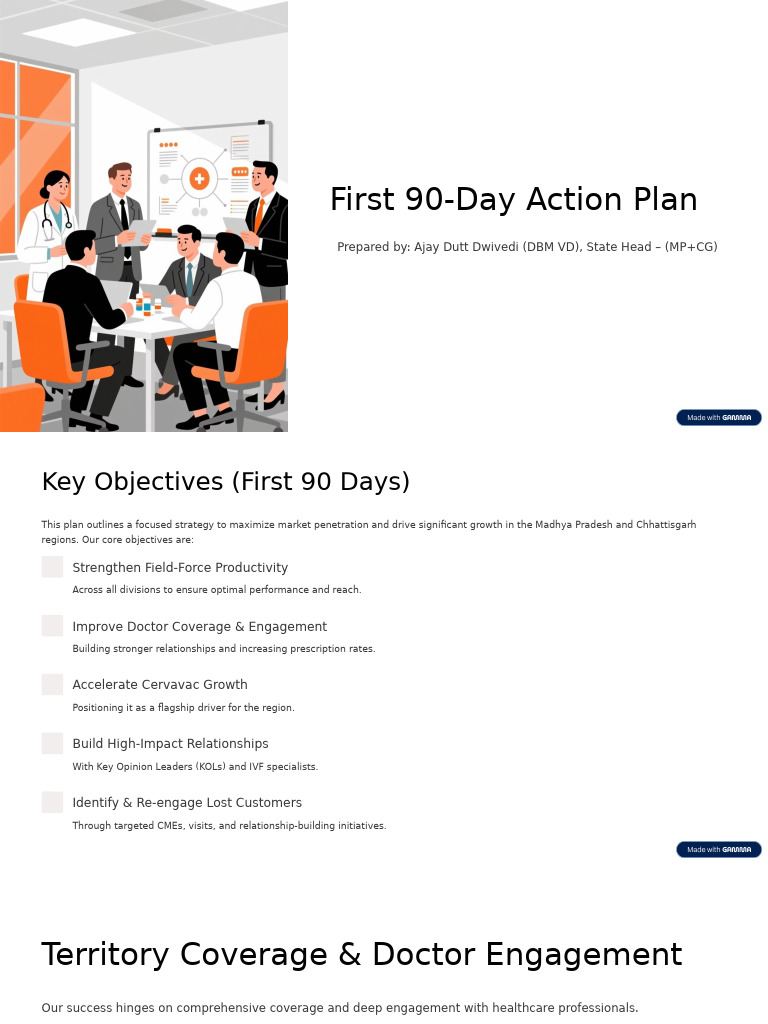 90-Day Growth Action Plan for MP+CG | PDF | Health Care