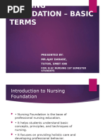 1st Year Nursing Foundation Notes | PDF