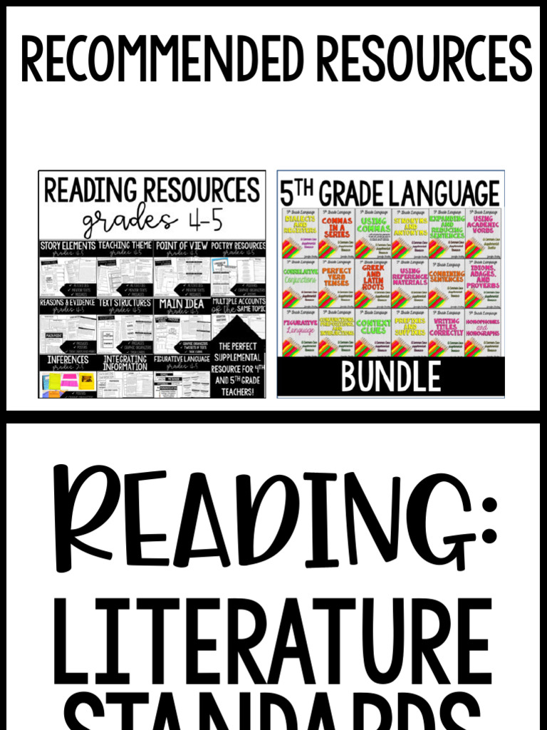 5th Grade Literacy I Can Statements | PDF | Phonics | Comma