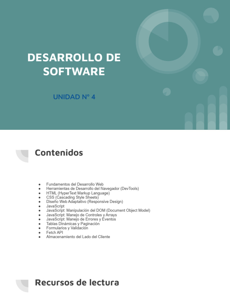 Fundamentos del Desarrollo Web y JavaScript | PDF | Script Java ...