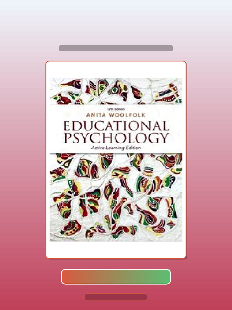 Educational Psychology Active Learning Edition Woolfolk 12th Edition ...