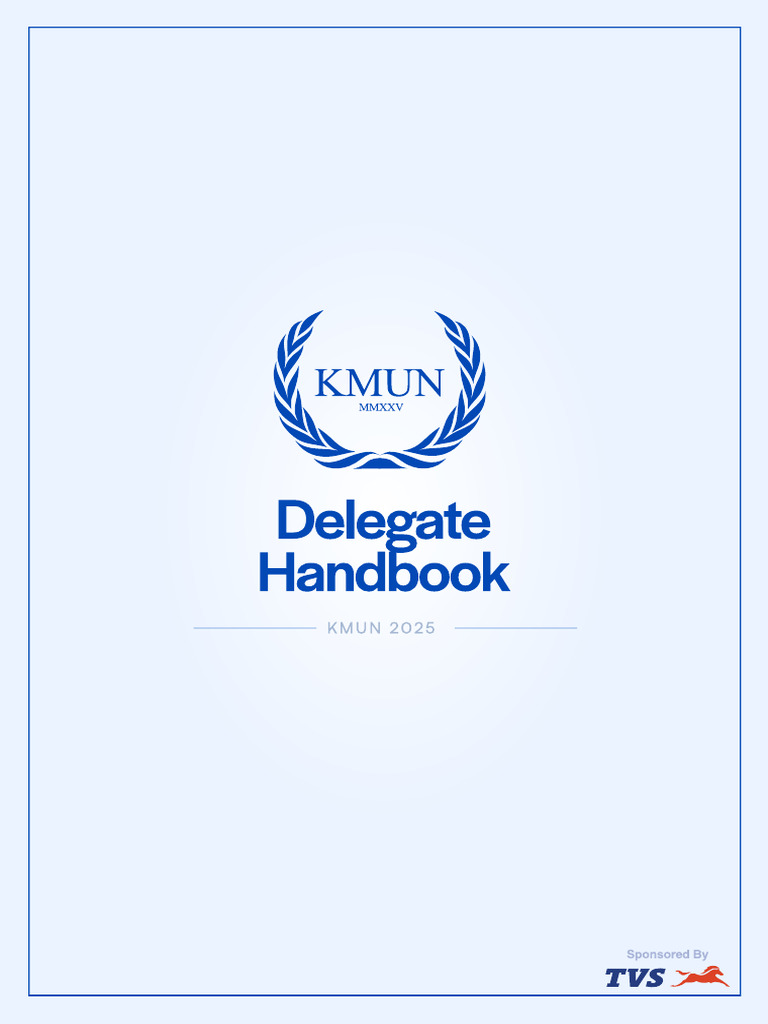 KMUN 2025 Delegate Handbook | PDF | Committee | United Nations