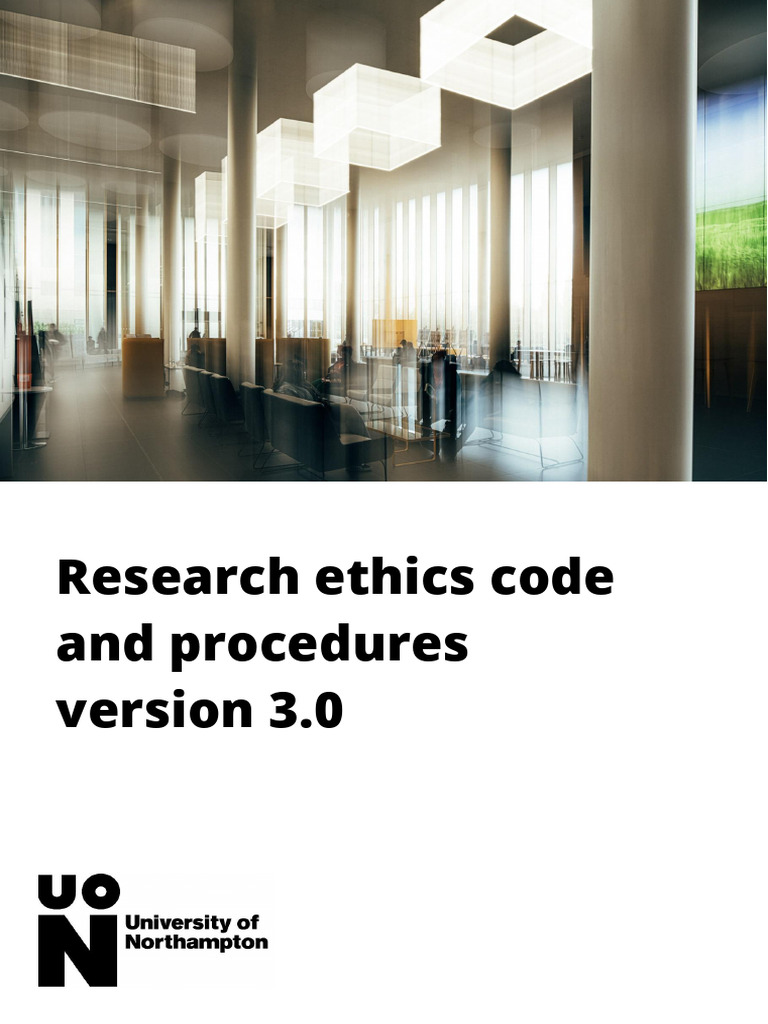 Uon Research Ethics Code and Procedures May 2022 | PDF | Informed Consent | Intellectual Property