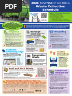 Waterloo Region Waste Schedule 2025 | PDF | Waste | Waste Management