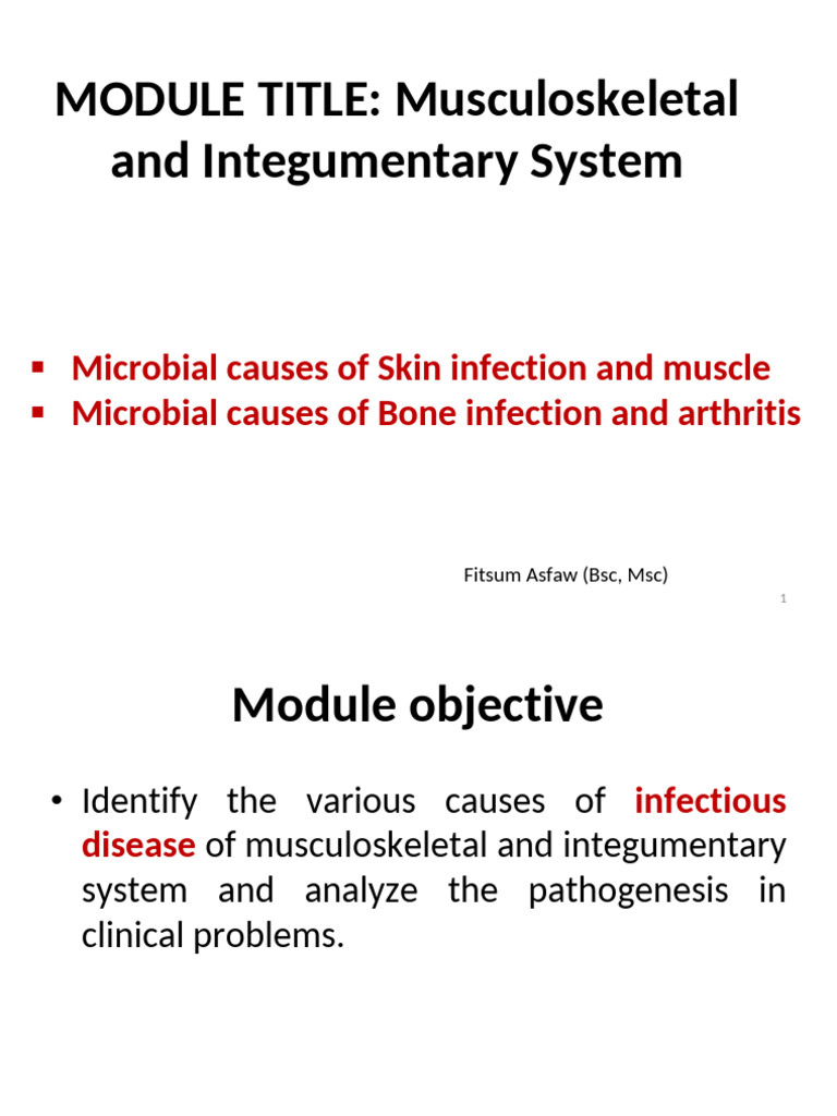 Microbial Infections in Skin and Muscle | PDF | Measles | Infection
