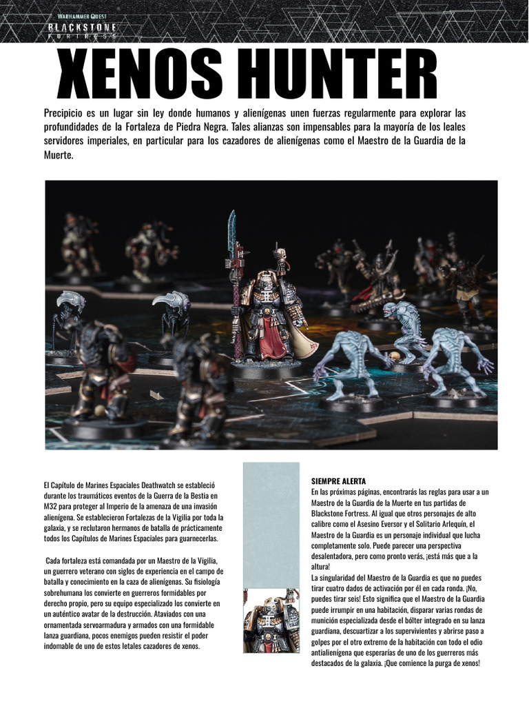 Blackstone Fortress - Xenos Hunter | PDF