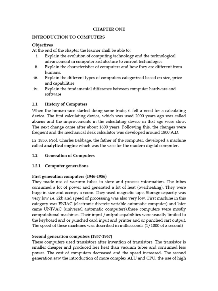 UCU 002 Introduction To Computers Module | PDF | Computer Data Storage ...
