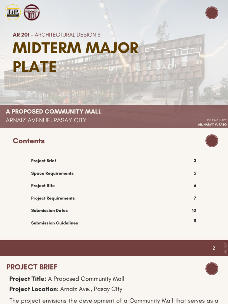 Proposed Community Mall Design Project | PDF | Retail | Shopping Mall