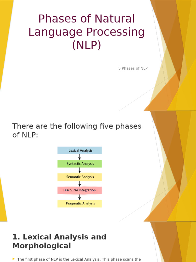 Phases of Natural Language Processing (NLP) | PDF | Parsing | Semantics