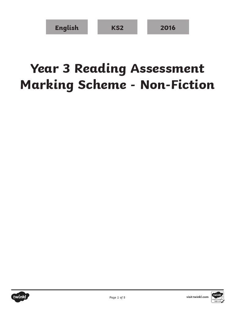 Year 3 Non-Fiction Shark Assessment | PDF | Sharks | Tooth
