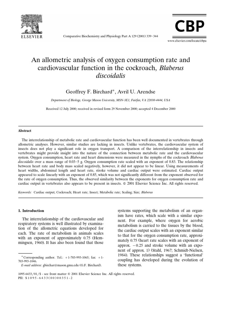 Birchard and Arendse_2001_Oxygen Consumption and Heart Rate in ...