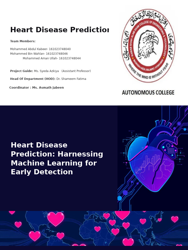 Heart Disease Prediction Harnessing Machine Learning For Early ...