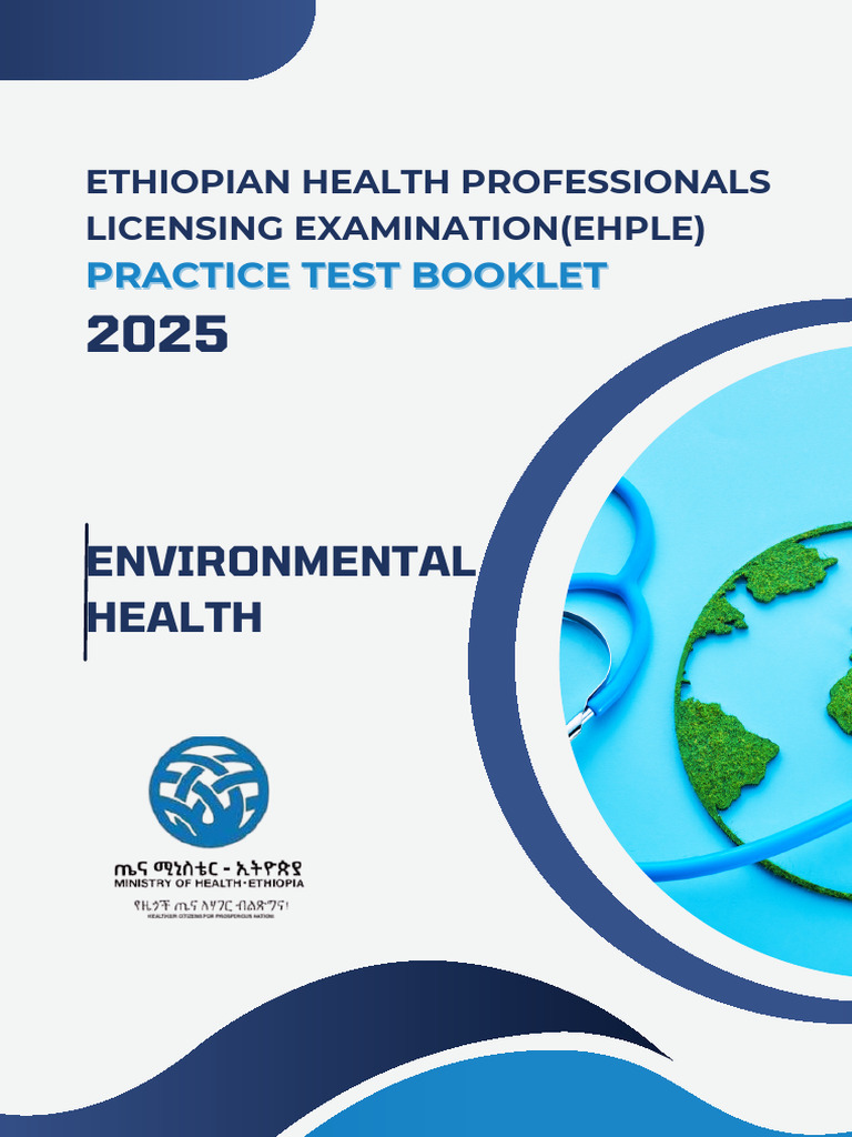 EHPLE 2025 Practice Test Booklet | PDF | Sewage Treatment | Water ...