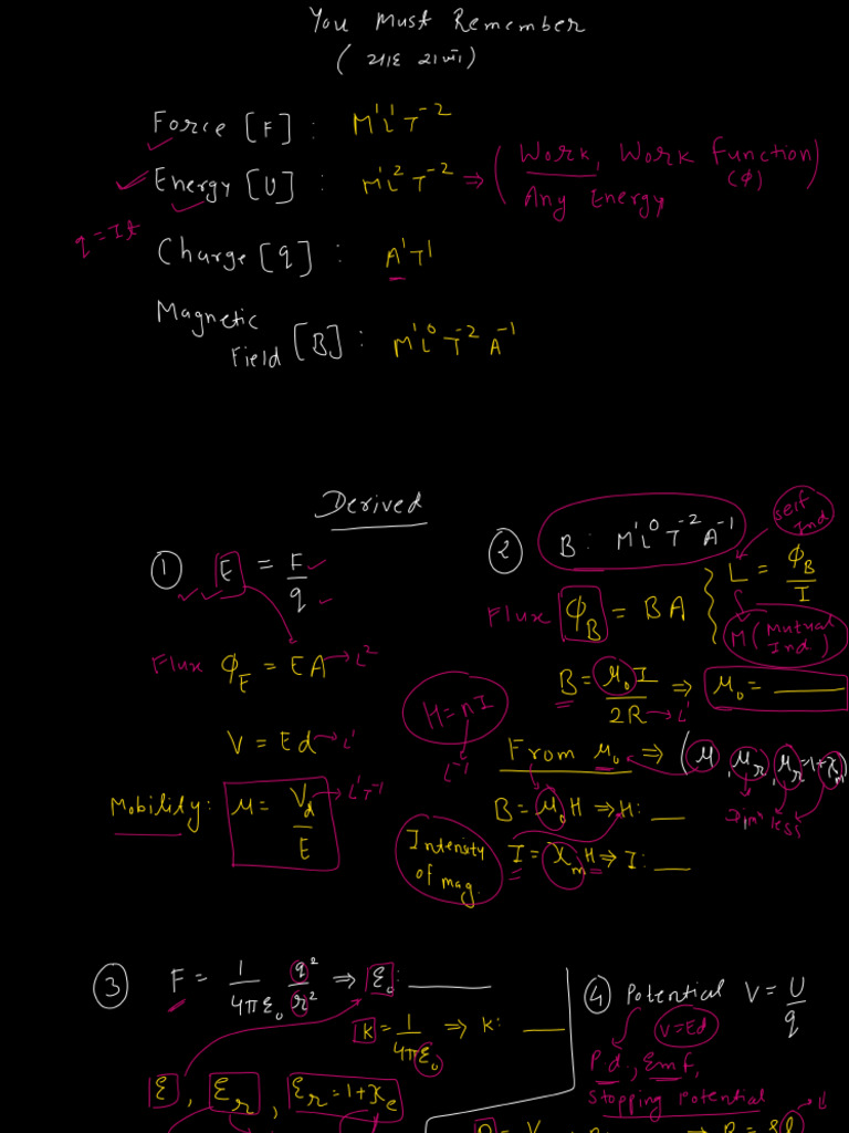 Phy Formula | PDF