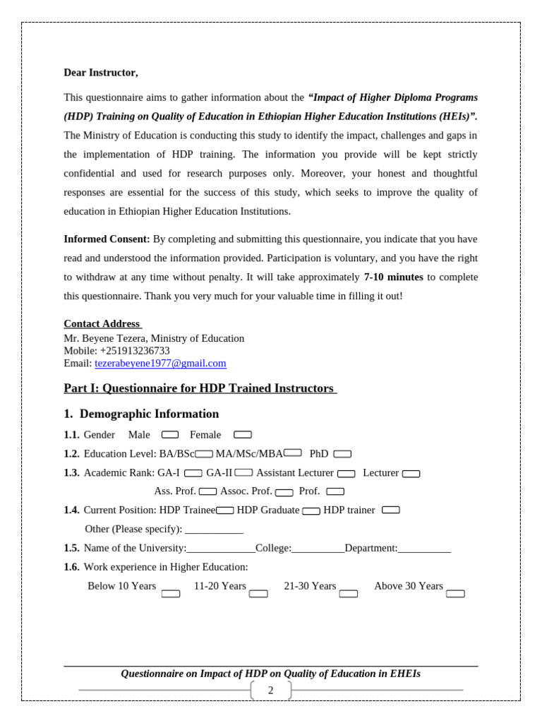 Impact of HDP Training on Education Quality | PDF | Learning | Pedagogy