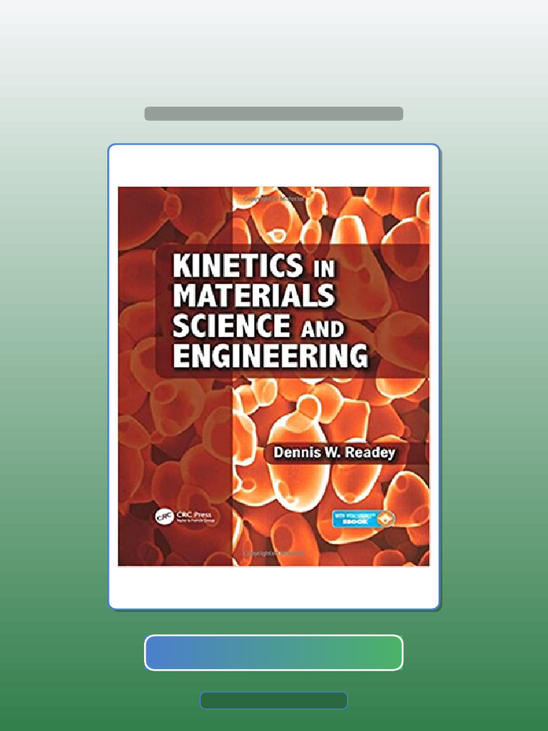 Kinetics in Materials Science and Engineering 1st Readey Get It Now ...