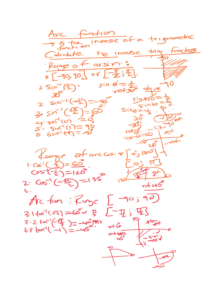 Arc Functions | PDF