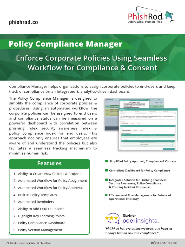 Policy Compliance Manager | PDF
