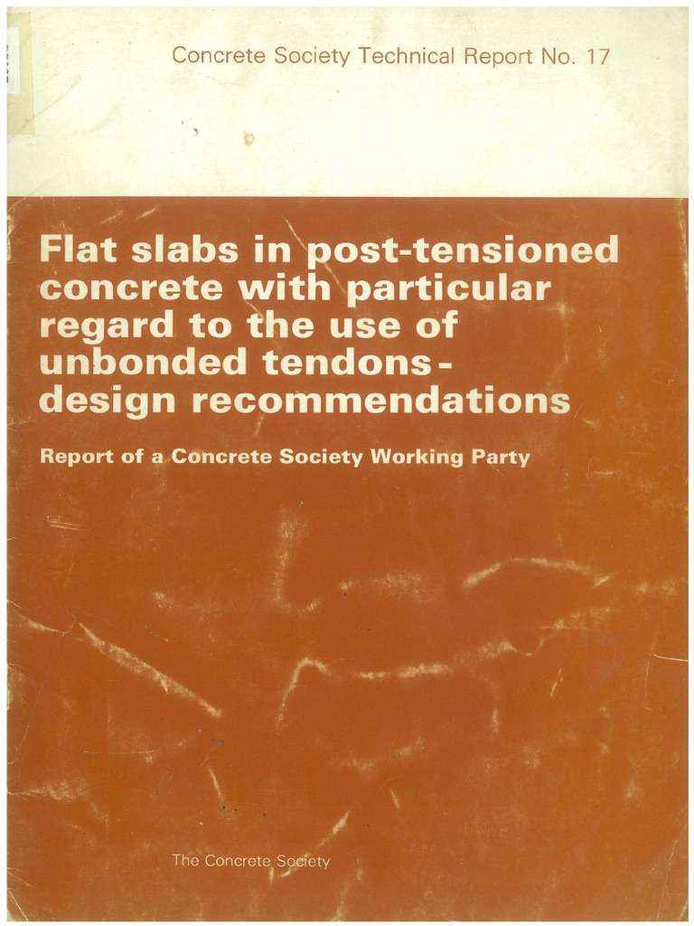 Flat Slabs in Post-Tensioned COncrete With Particular Regard To The Use ...