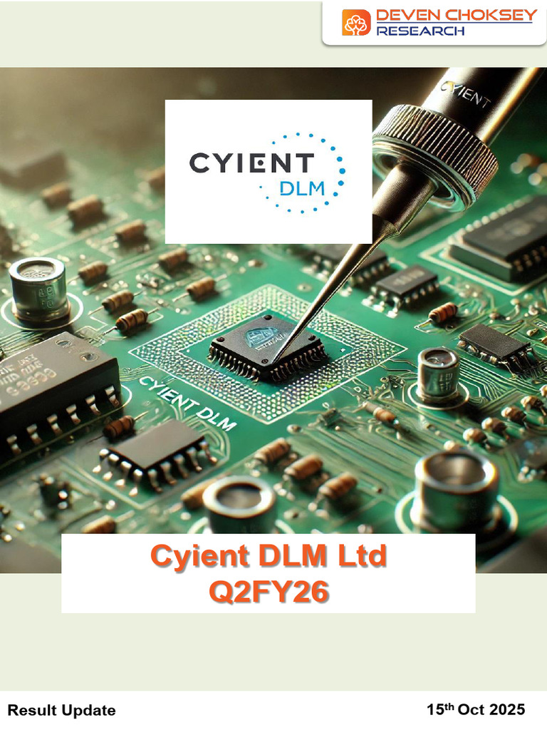 Cyient DLM Q2FY26 Result Update | PDF | Investing | Expense