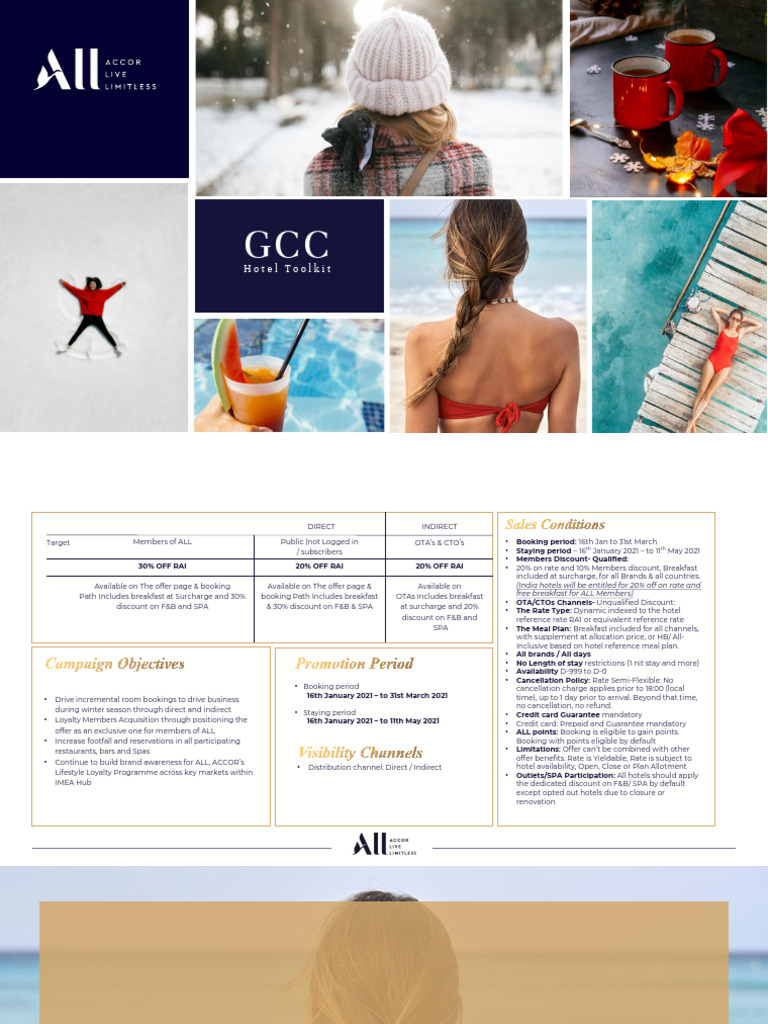 Hotel Toolkit GCC - Final 25012021 | PDF | Marketing | Promotion And ...