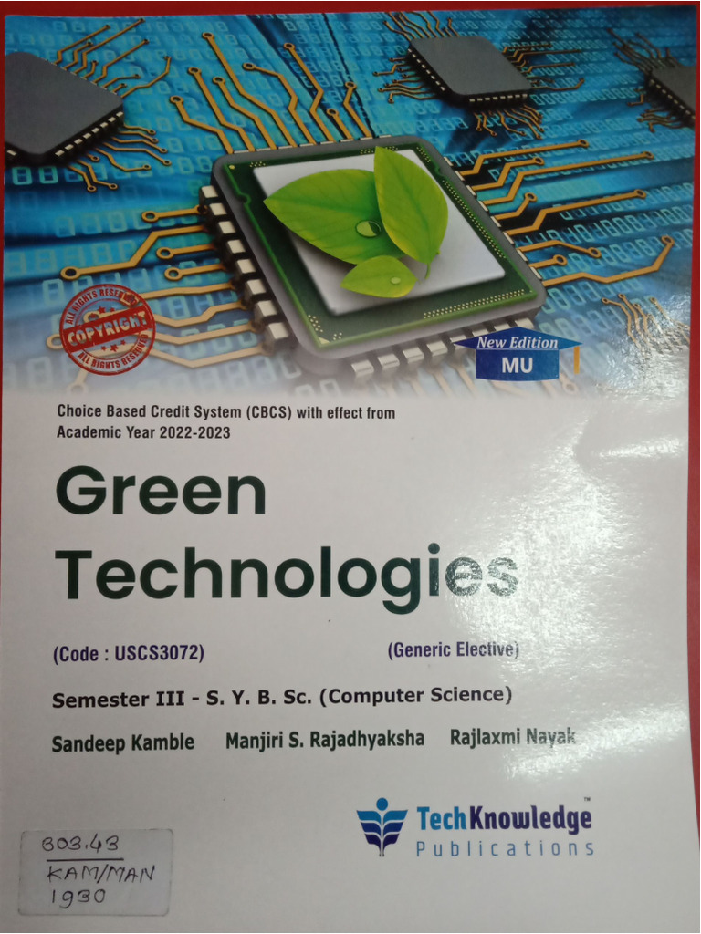 Green Technologies | PDF