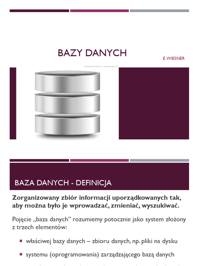 Bazy Danych 2028 | PDF
