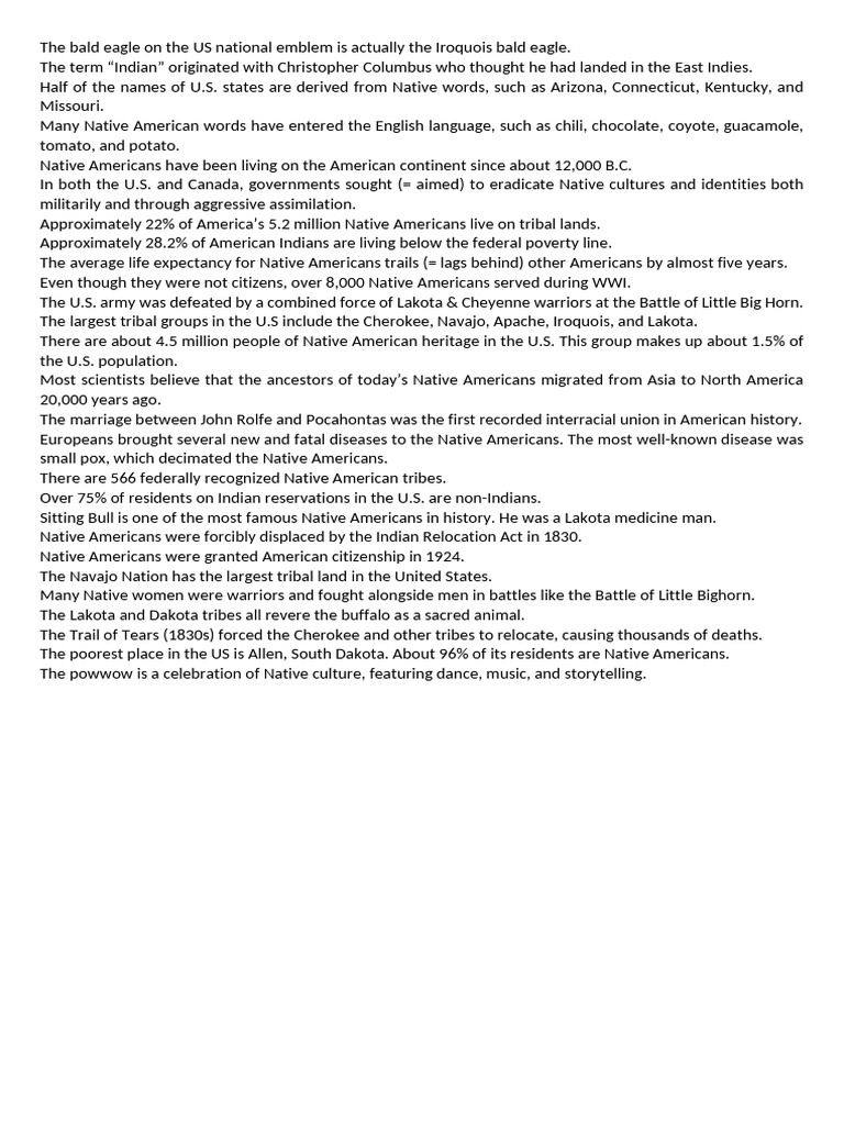 Native American Heritage and Challenges | PDF | Native Americans In The ...