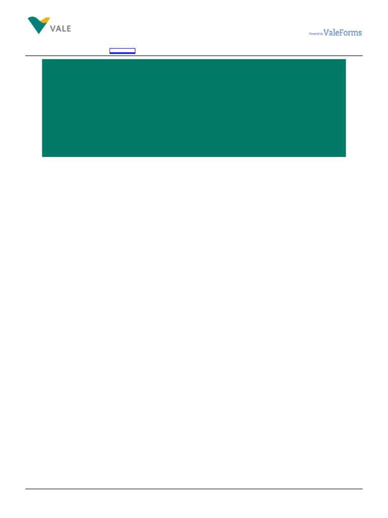 ValeForms Form Self Screening | PDF