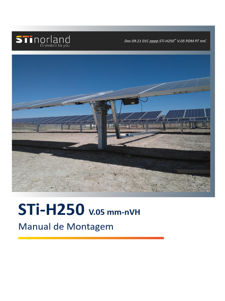 Manual de Montagem do Tracker STi-H250 | PDF