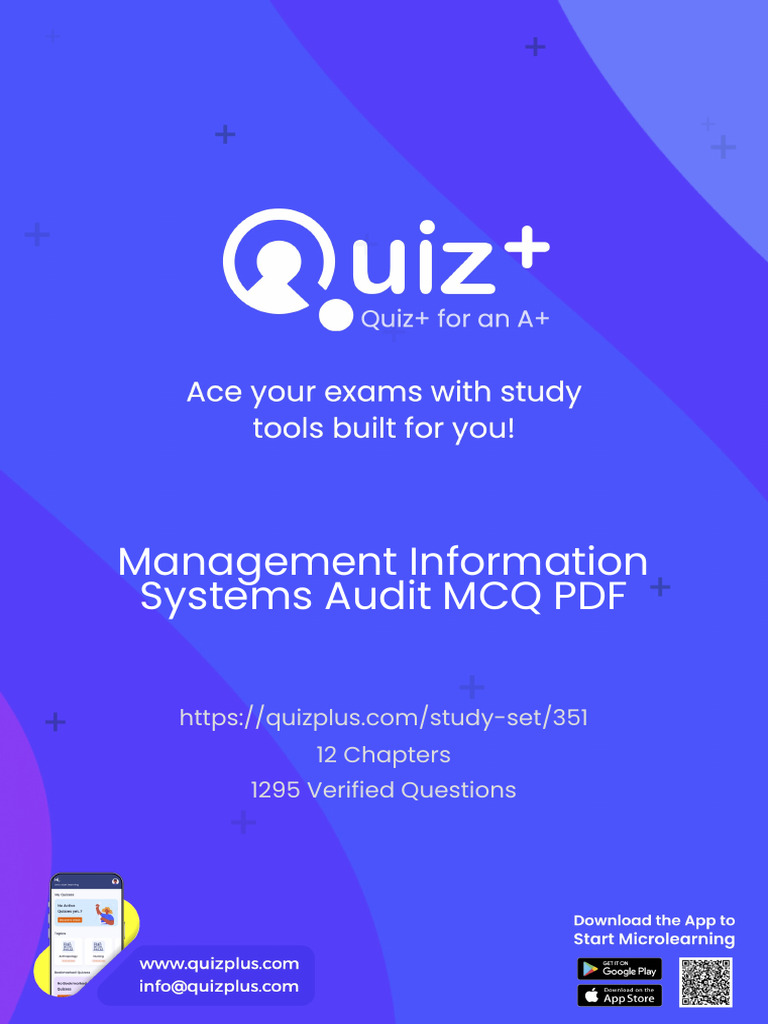 Management Information Systems Audit MCQs | PDF | Audit | Business