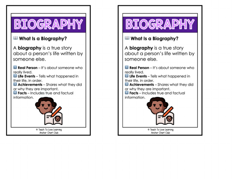 Mini Biography 2 | PDF