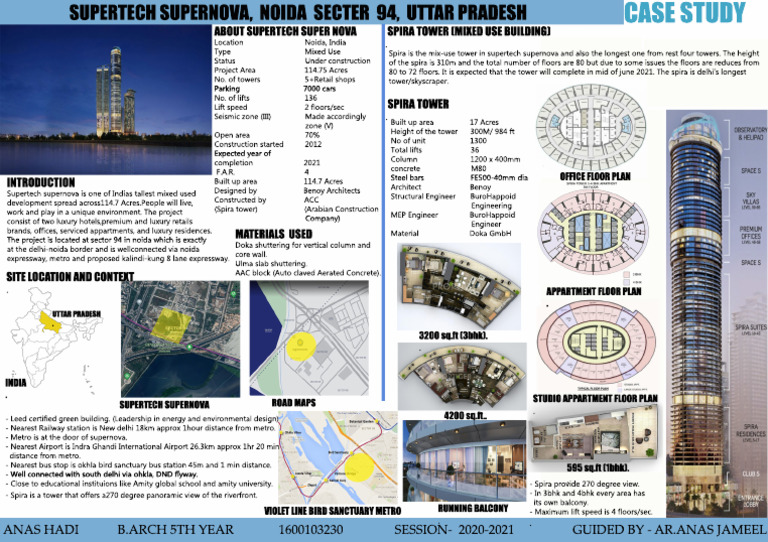 Supertech Supernova: Spira Tower Overview | PDF