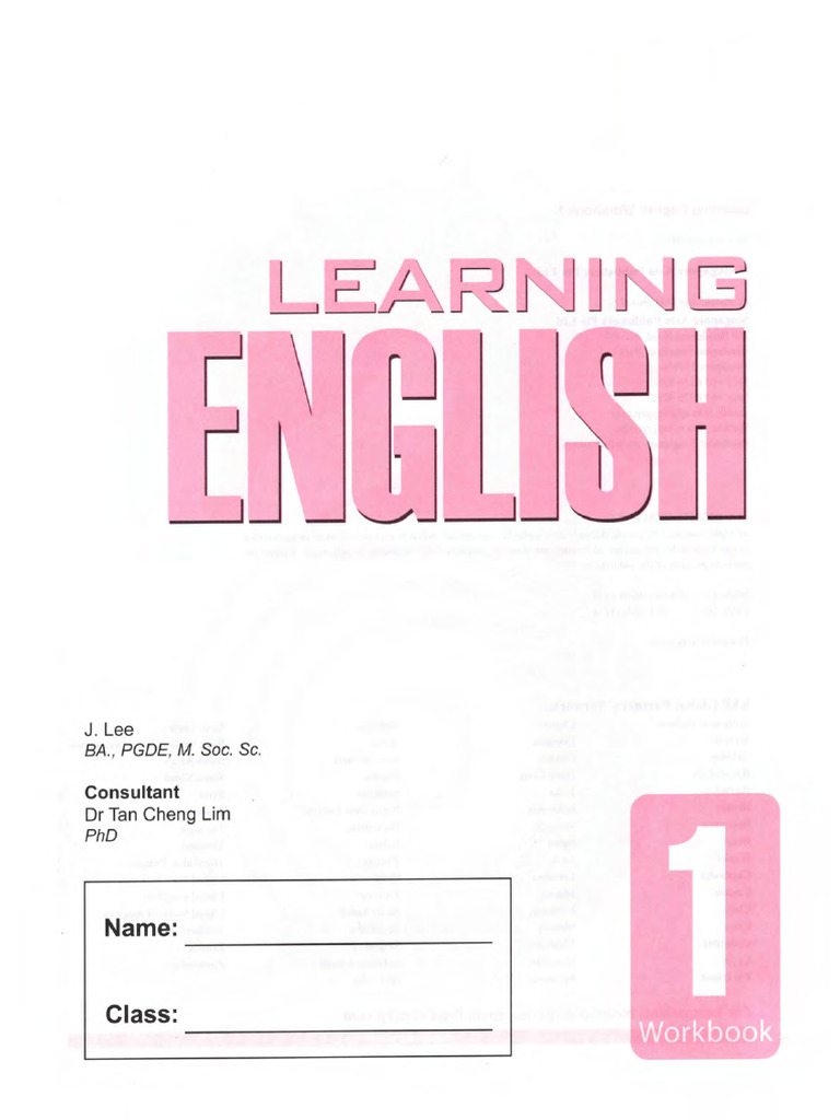SAP Learning English 1 (Pengayaan) | PDF