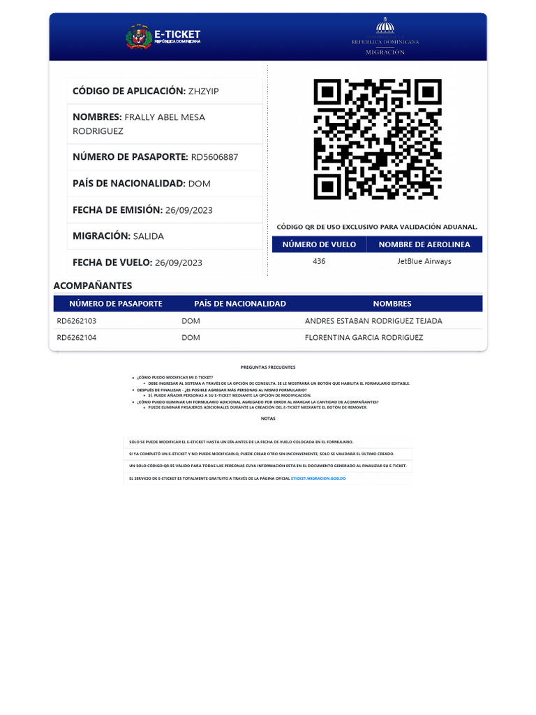 E-Ticket | PDF