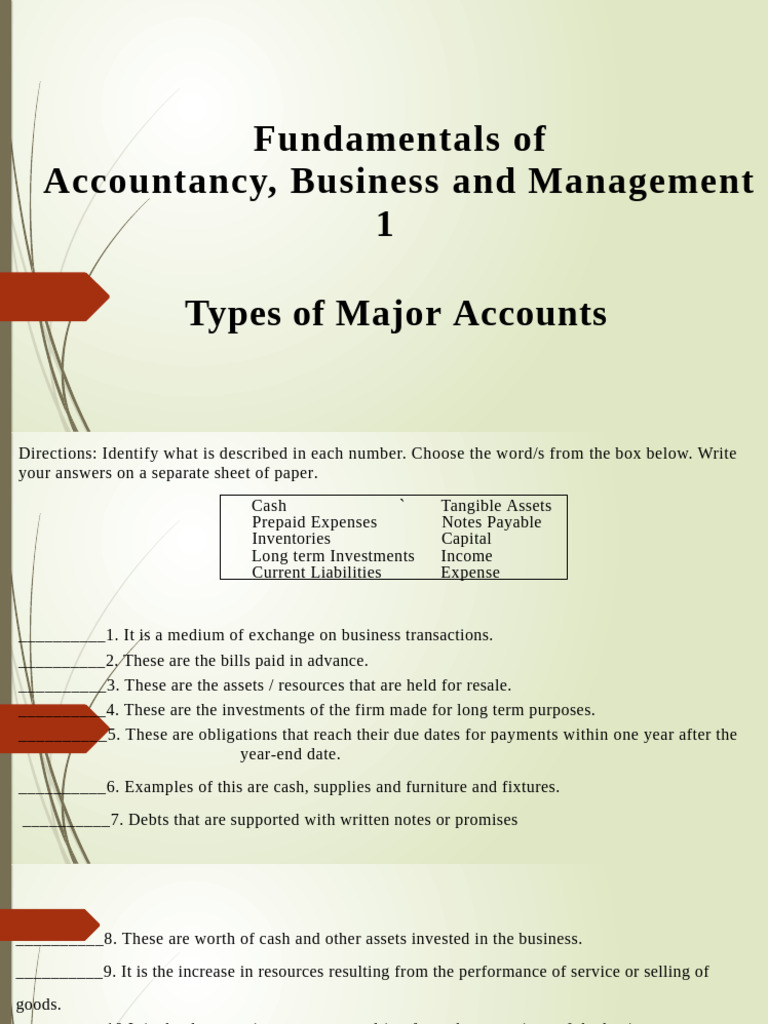 Fabm1 q3 WEEK4 For-Students | PDF | Debits And Credits | Expense