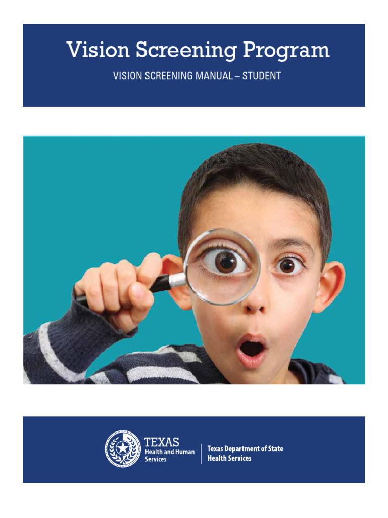 Vision Screening Manual for Students | PDF | Human Eye | Myopia