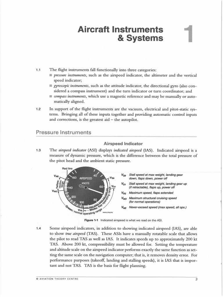 Aviation Theory Centre Instrument Rating Theory Chapter 1 Aircraft ...