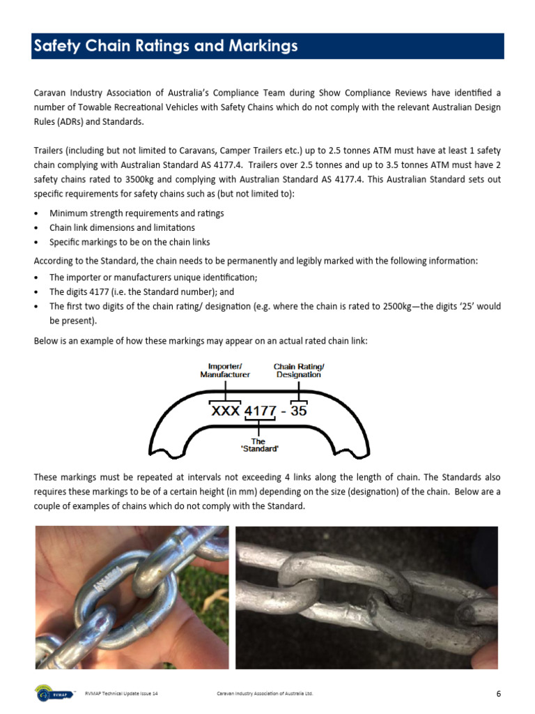Safety Chain Ratings and Markings March 2017 | PDF