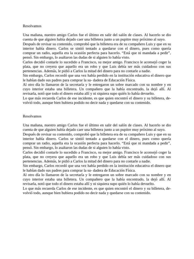 Ficha - Ser Honesto y Tolerante | PDF