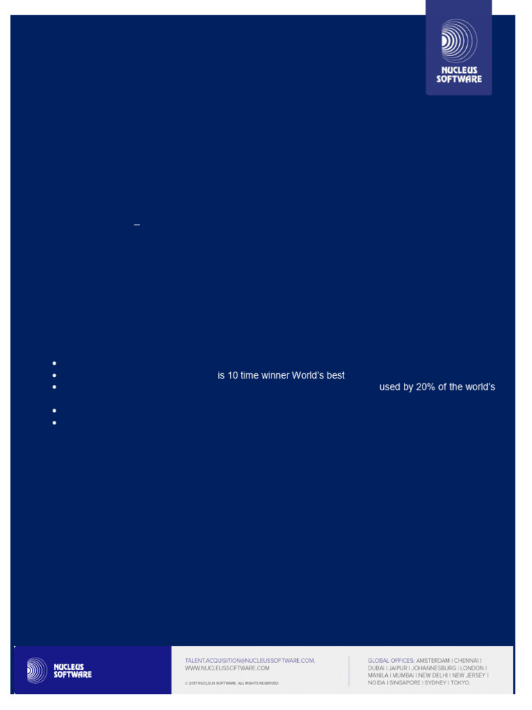 Jd Software Engineer Campus Pdf Software Software Engineering