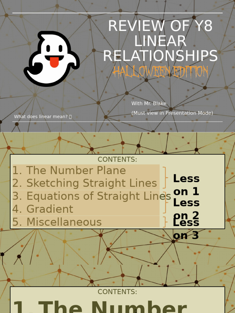 Y8 Linear Relationships Overview | PDF | Slope | Cartesian Coordinate ...